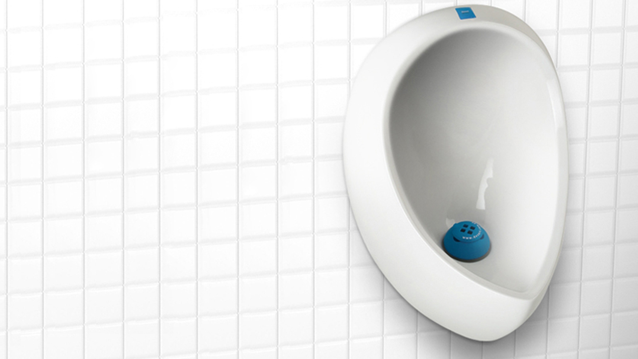 waterless urinal cartridge - outerspace design